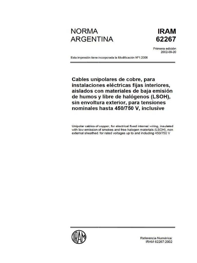 Iram 62267 | PDF