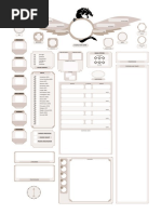 DND Character Sheet | PDF | Entertainment | Role Playing