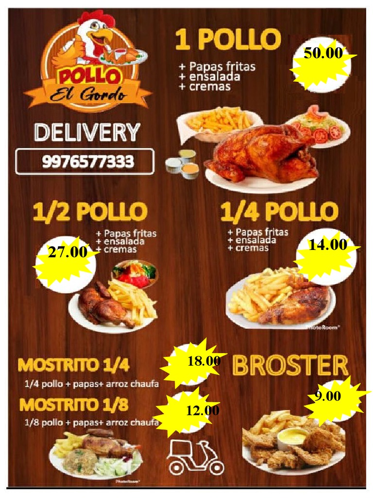 Carta Pollo Gordo | PDF