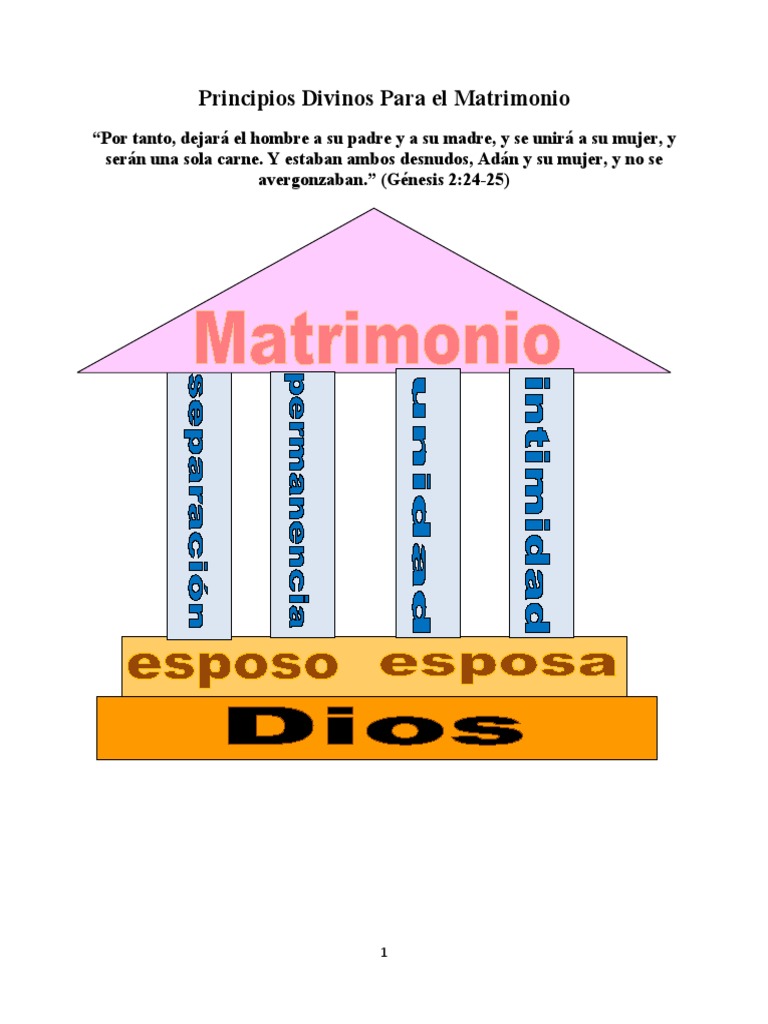 6 Principios para El Matrimonio | PDF | Matrimonio | Divorcio