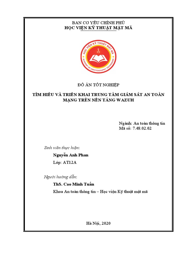 Datn Phanna Final | PDF