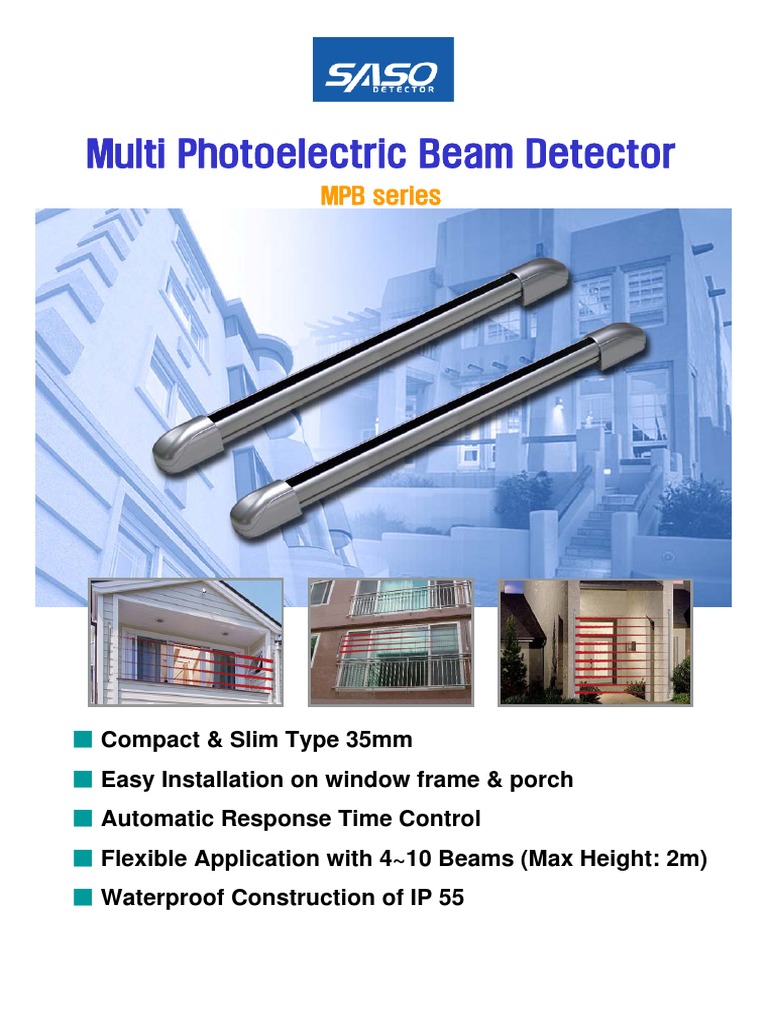 Multi Photoelectric Beam Detector: MPB Series | PDF | Light Emitting ...
