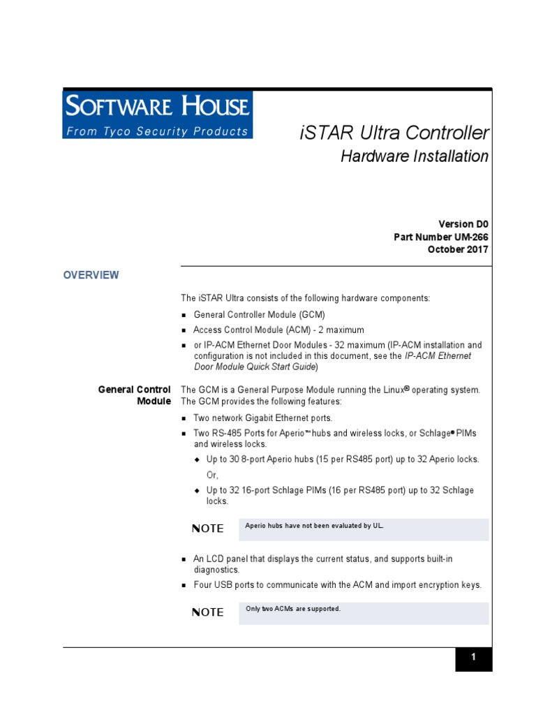 iSTAR Ultra Controller: Hardware Installation | PDF | Booting | Screw