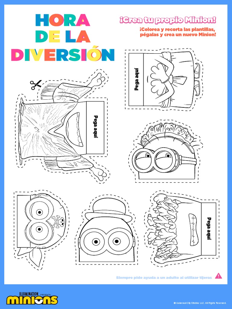 Actividades de Minions para Niños | PDF