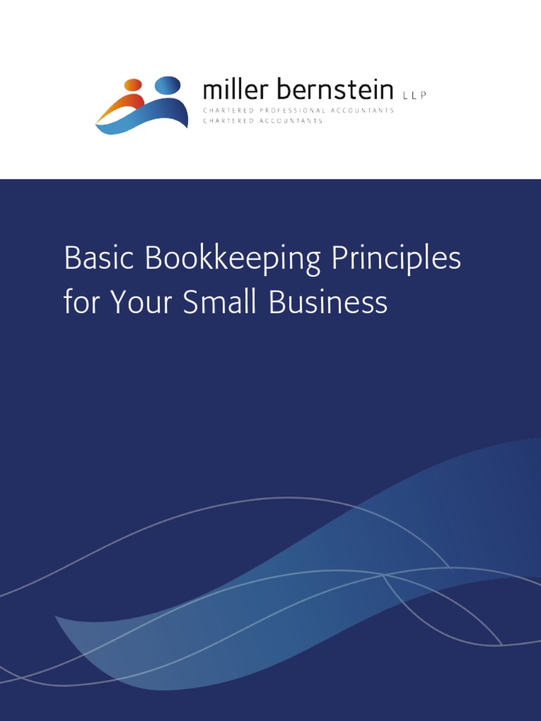 Basic Bookkeeping Principles For Your Small Business | PDF | Debits And ...