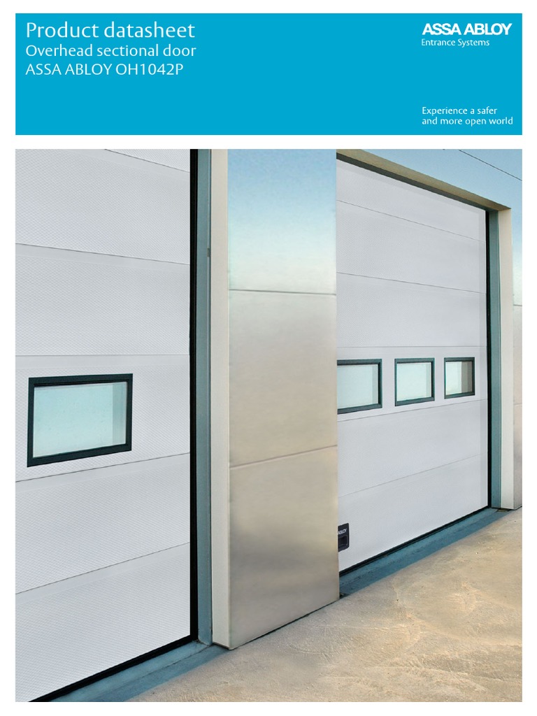 ASSA ABLOY OH1042P Product Datasheet | PDF | Door | Elevator