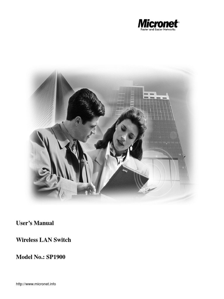 SP1900 Manual | PDF | Wi Fi | Computer Network