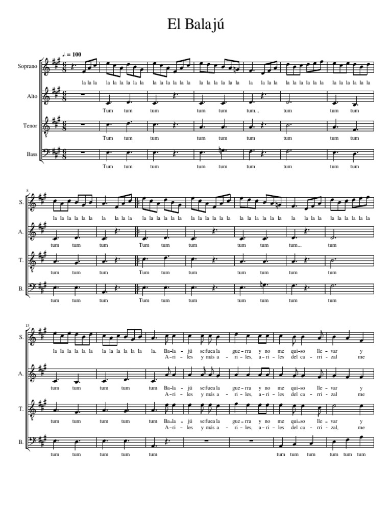 El Balajú Voces | PDF