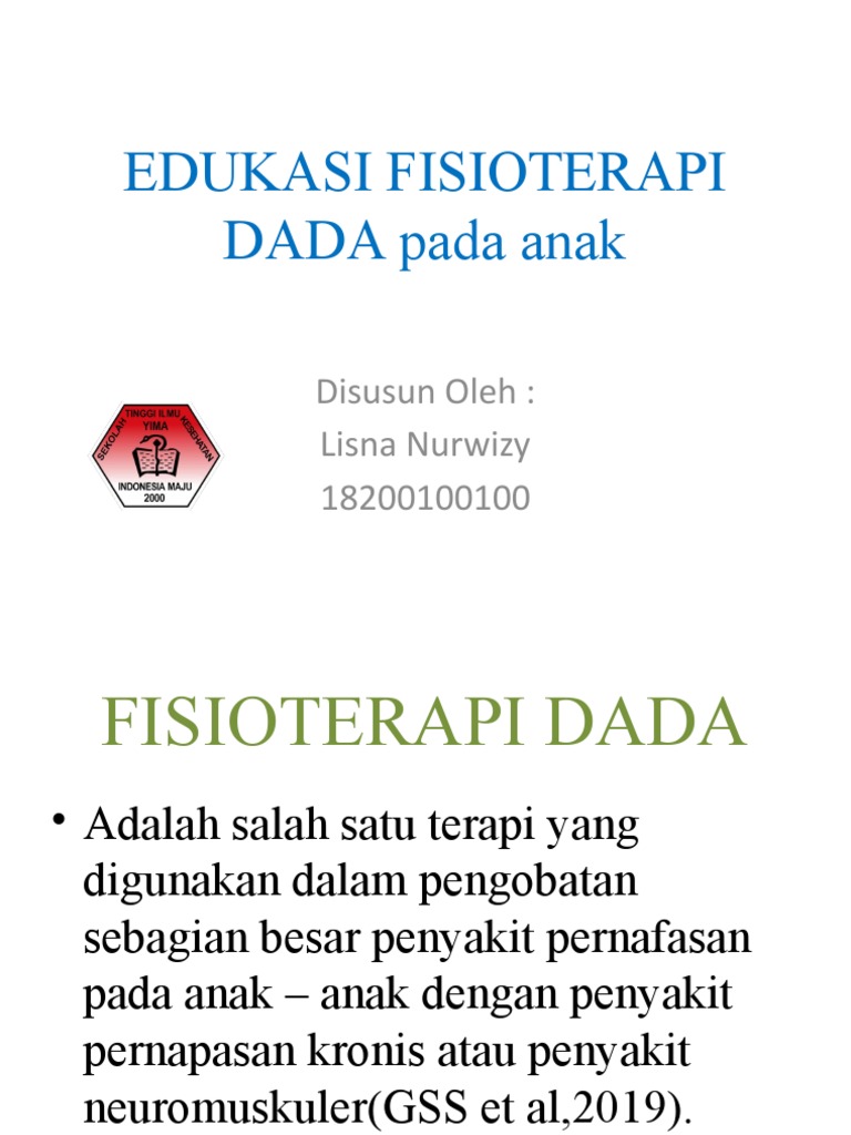 Fisioterapi Dada Anak: Teknik & Manfaat | PDF
