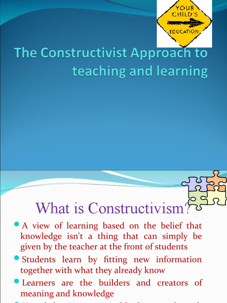 Constructivism | PDF | Constructivism (Philosophy Of Education) | Pedagogy