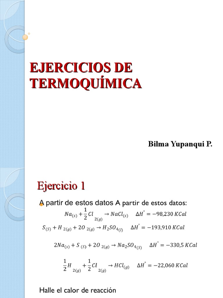 Semana 4 - Ejercicios de Termoquímica | PDF | Combustión | Ingeniería ...
