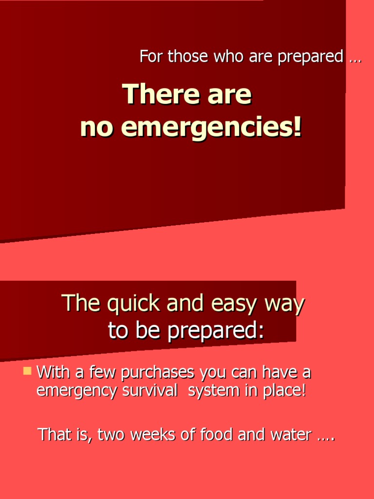 Emergency Preparedness Guide: Food & Water | PDF | Foods | Bleach