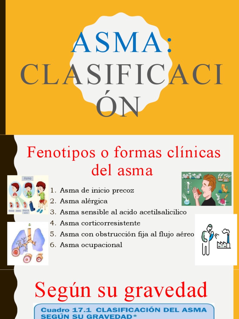 Clasificación del Asma y Fenotipos | PDF