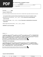 Total Score: Egra Scoring Template S.Y. 2021-2022 | PDF | Cognitive ...