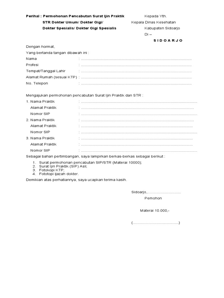 Cabut Sip Dokter | PDF