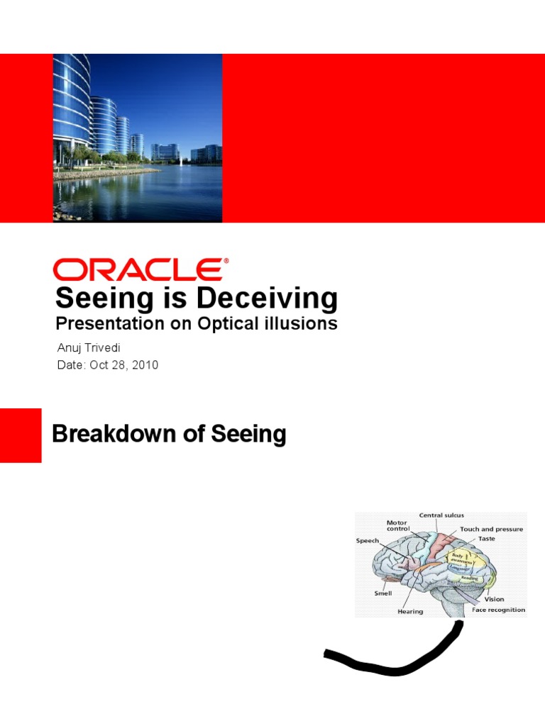 Seeing Is Believing Deceiving: Presentation On Optical Illusions | PDF ...