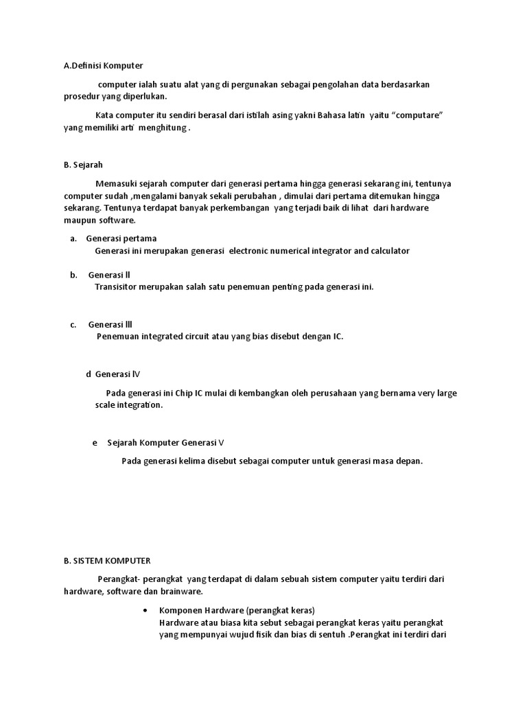 Materi Aplikasi Komputer | PDF | Game & Aktivitas