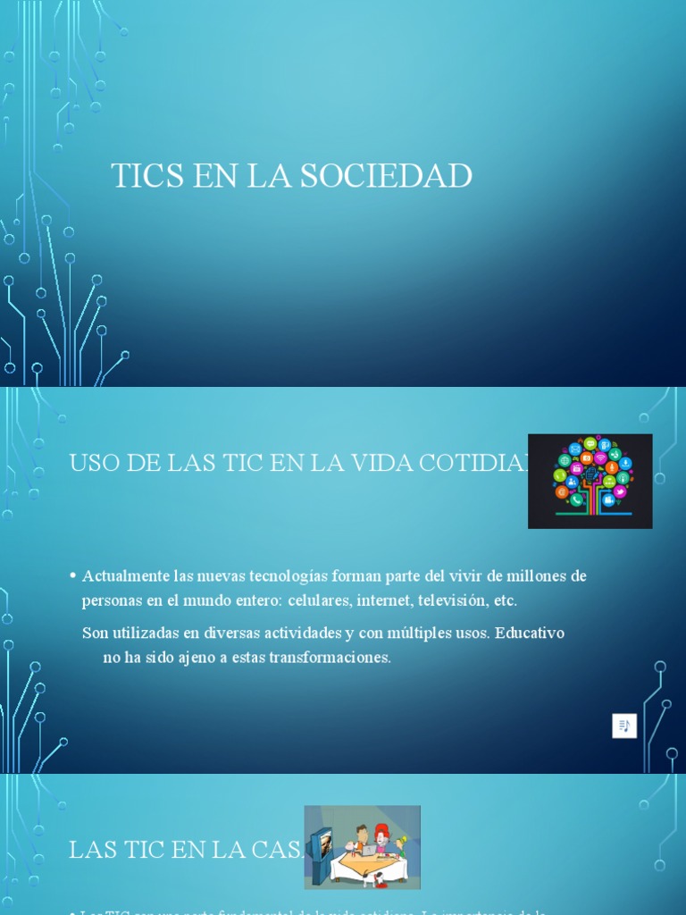 Tics en La Sociedad | PDF