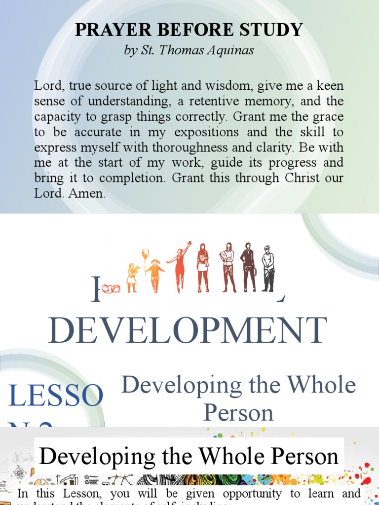 Prayer Before Study: by St. Thomas Aquinas | PDF | Adolescence | Puberty