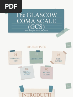 Glasgow Coma Scale Handout | PDF | Coma | Pain