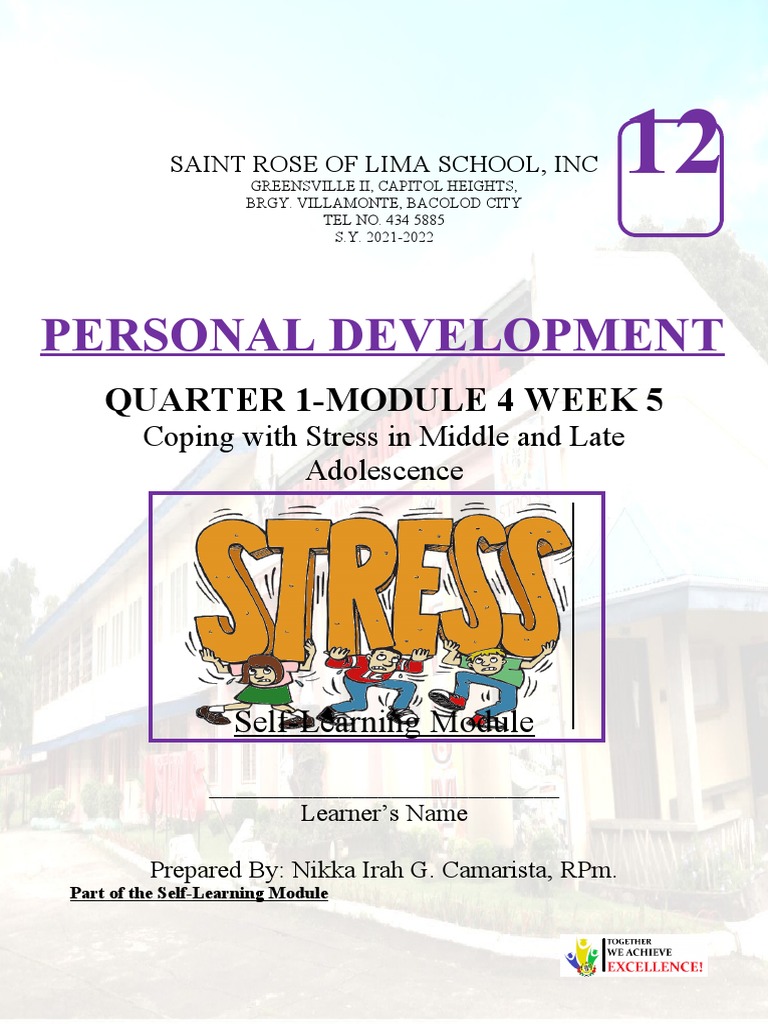 Perdev Module 4 Week 5 | Download Free PDF | Stress (Biology) | Anxiety