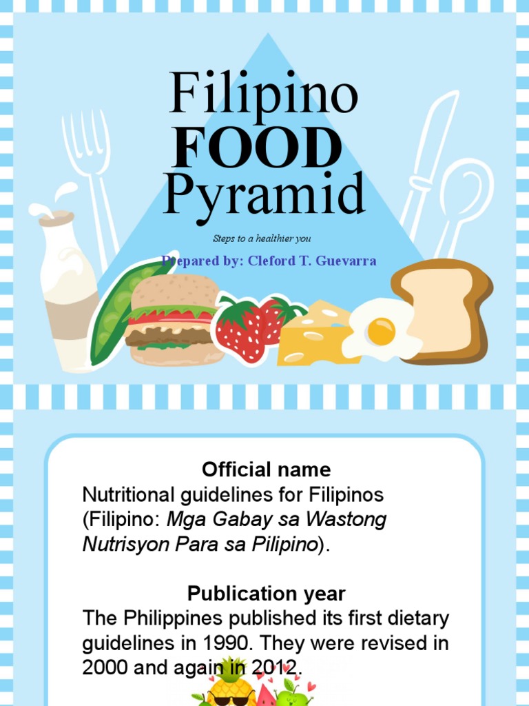 Filipino Food Pyramid | PDF | Foods | Vegetables