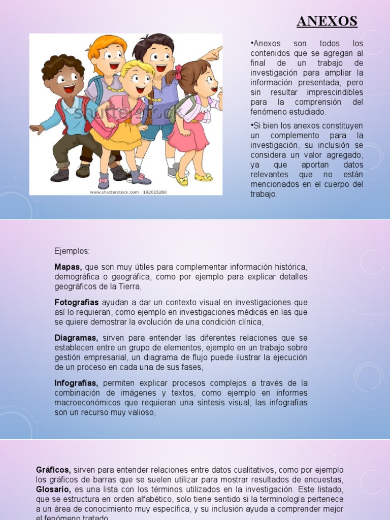 Ejemplos y Definición de Anexos | PDF