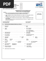 3 - Contoh Borang Permohonan Kerja | PDF