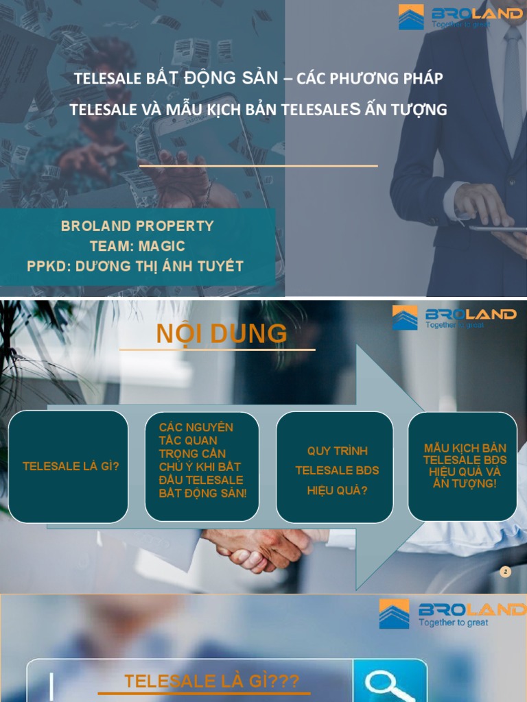 K Năng Telesale BĐS | PDF