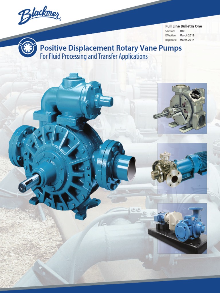 Blackmer Vane Pump | PDF | Pump | Bearing (Mechanical)