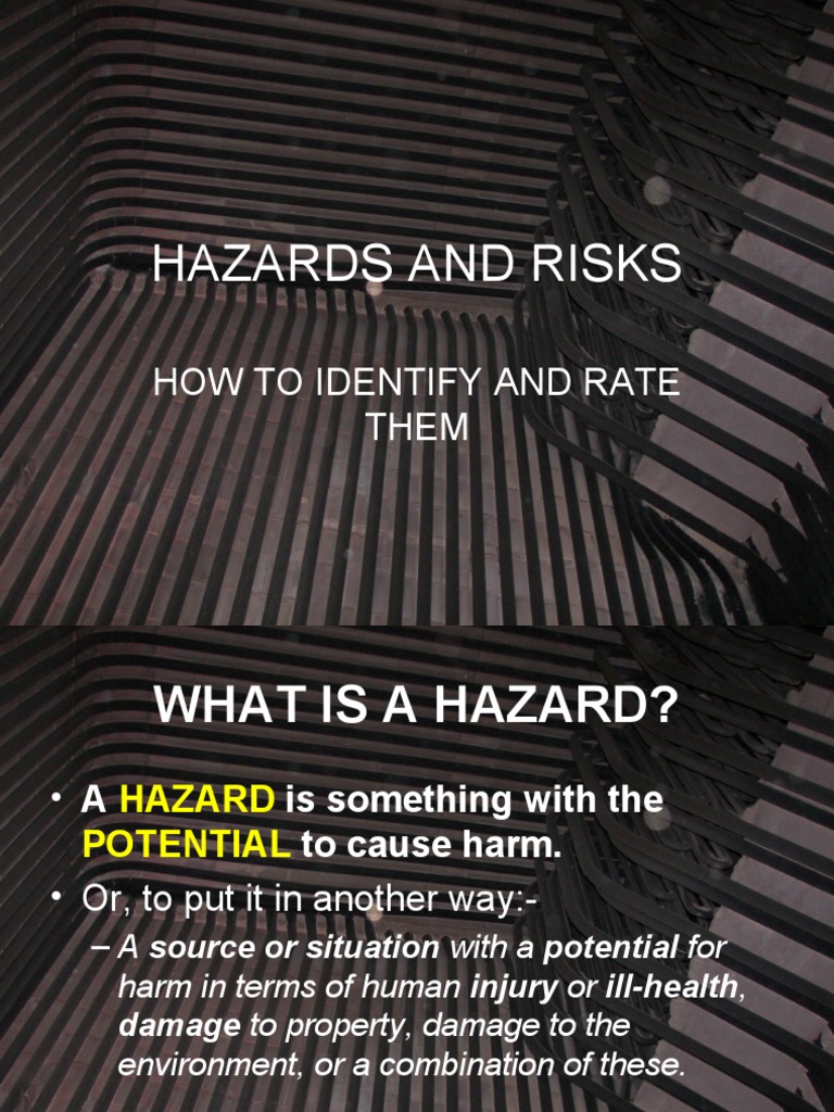 Hazard and Risk | PDF | Risk | Risk Assessment
