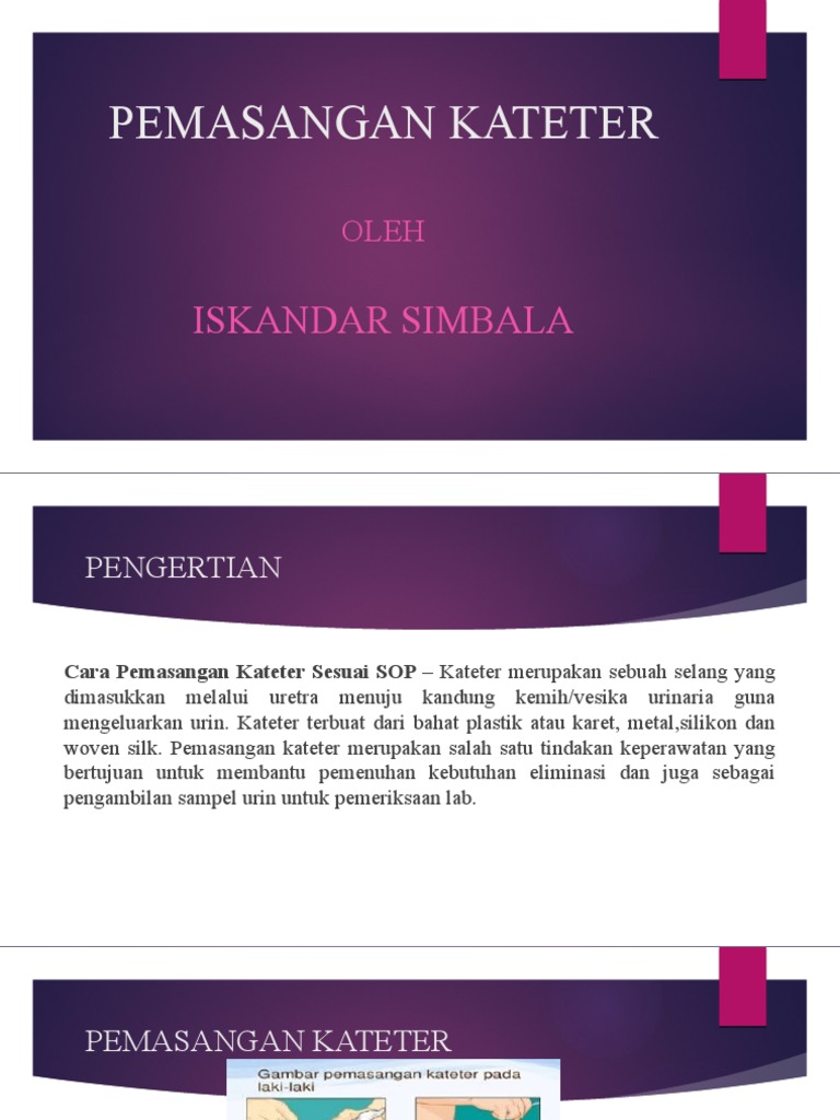 Panduan Pemasangan Kateter | PDF
