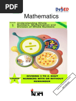 MATH Grade 4 Quarter 1 Module 1 FINAL | PDF | Learning | Numbers