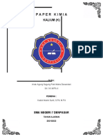 Sifat dan Kegunaan Unsur Kalium | PDF