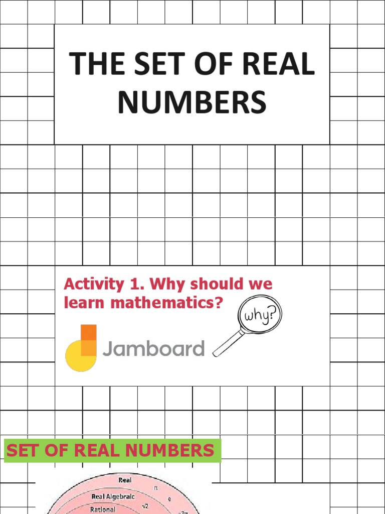 The Set of Real Numbers-Properties of Real Numbers | PDF