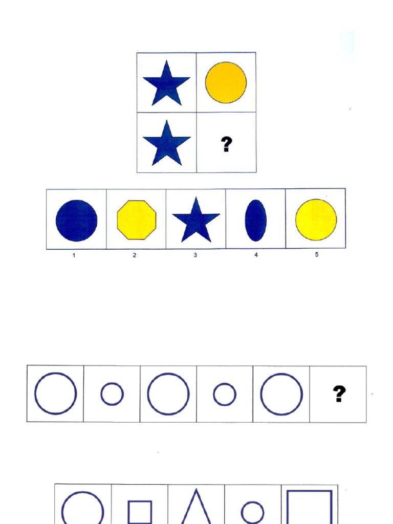 Matrices de Razonamiento WAIS IV | PDF