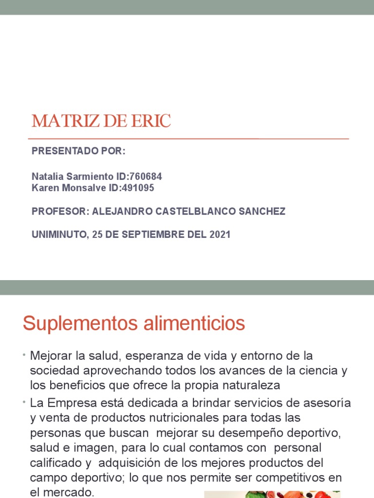 Matriz de Eric | PDF