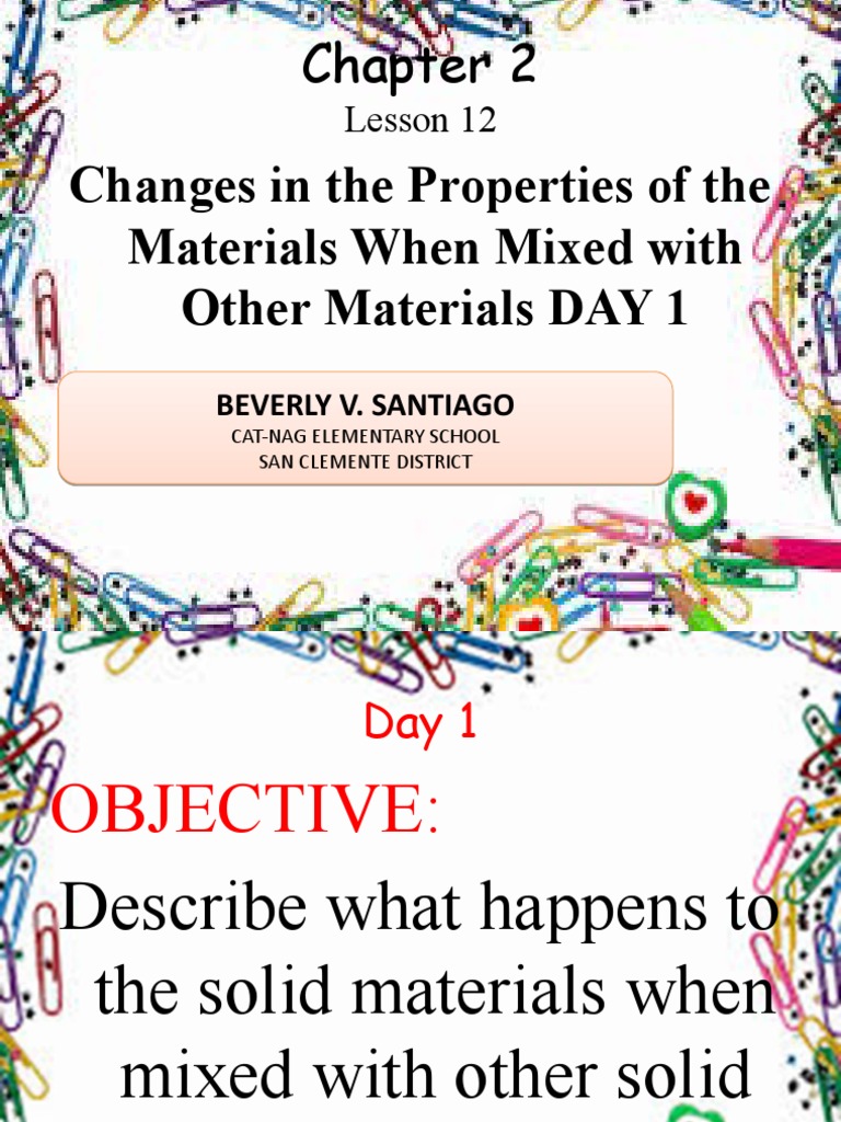 Mixing Solid Materials: Effects and Examples | PDF | Mixture ...