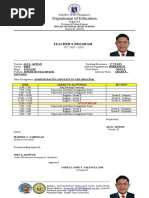 Teaching Loads | PDF | Teachers | Lesson Plan