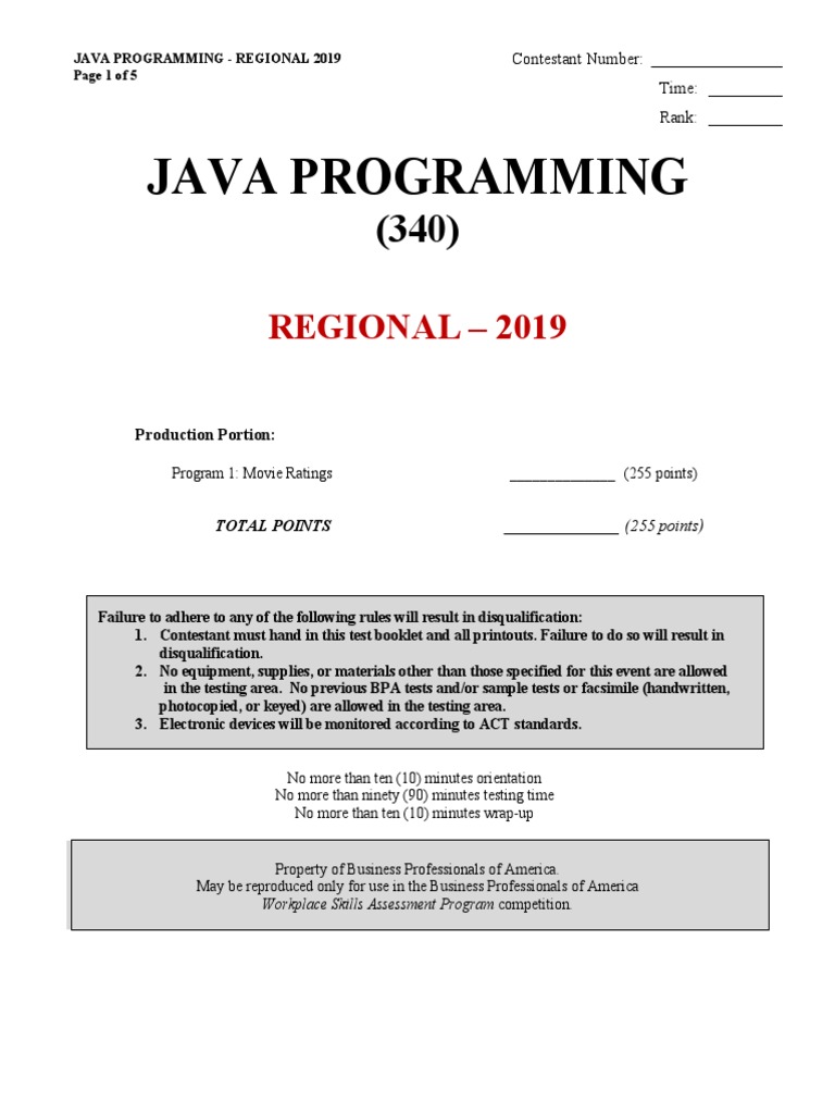340-Java Programming - R - 2019 | PDF | Subroutine | Websites