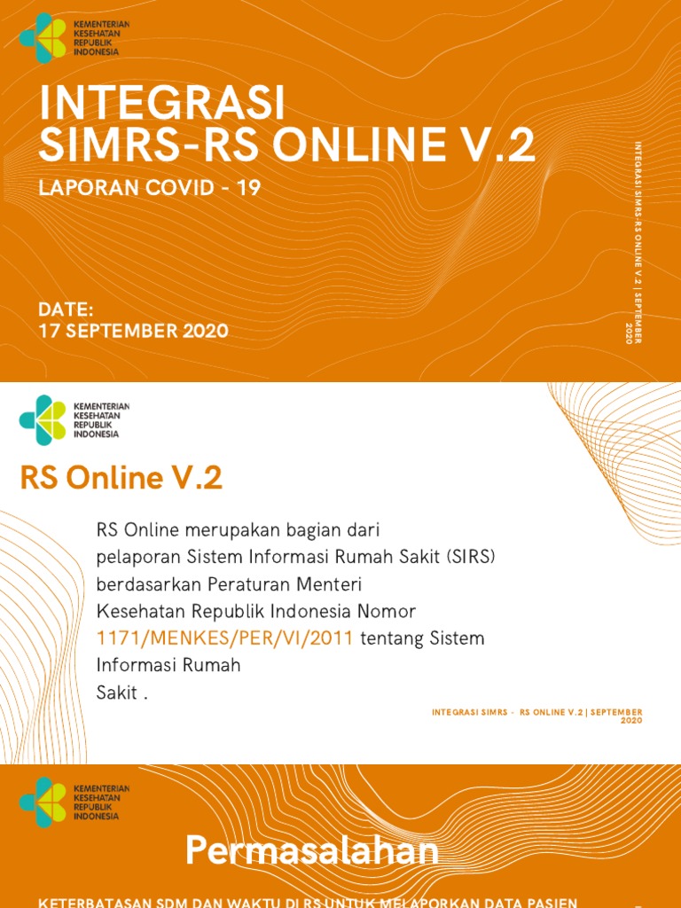 Integrasi Simrs | PDF