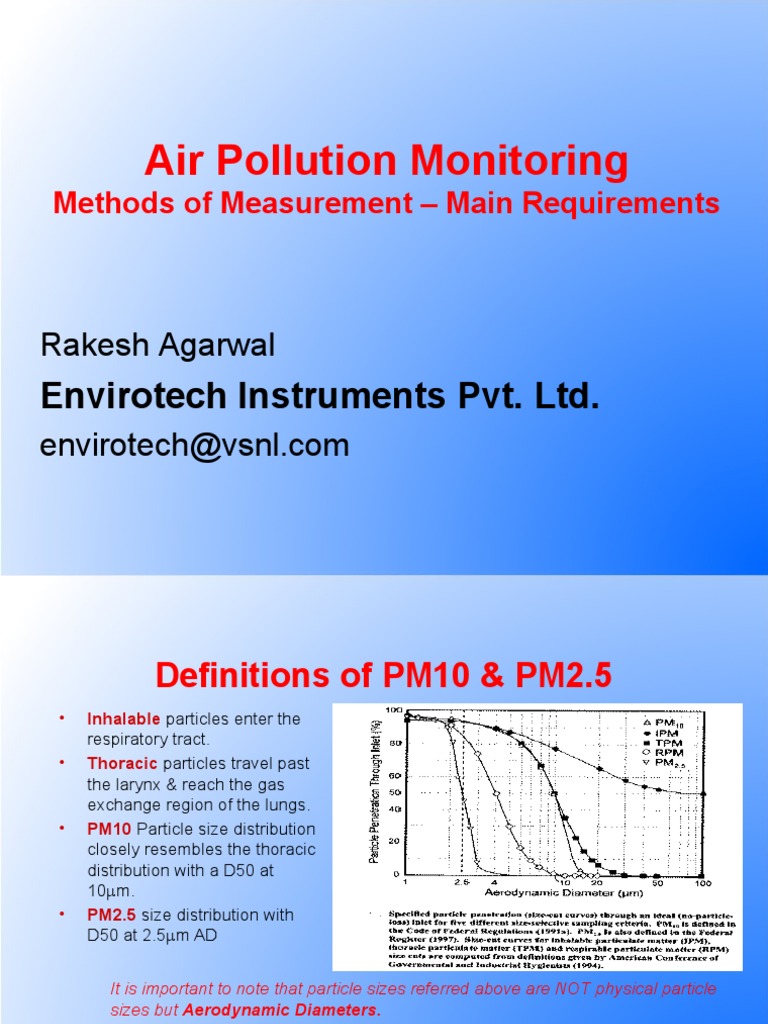 Air Pollution Monitoring: Envirotech Instruments Pvt. LTD | PDF