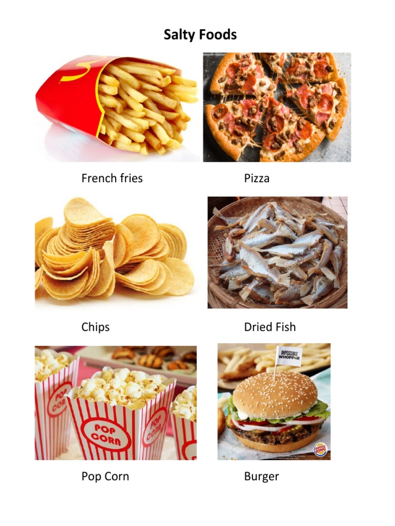 Salty Food List