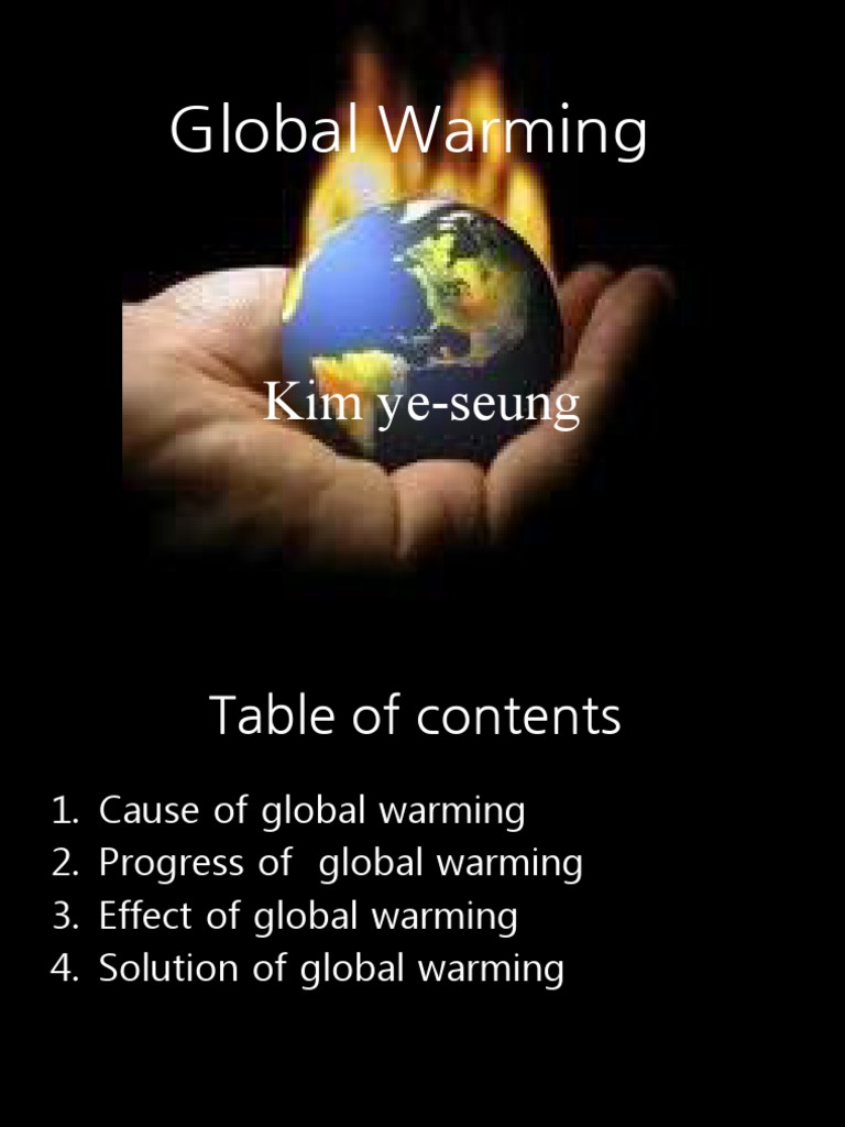 Understanding Global Warming Causes and Solutions | PDF | Science ...