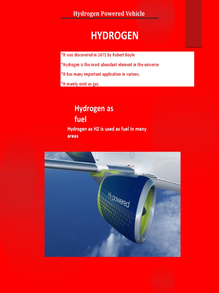 Hydrogen Powered Vehicles Overview | PDF | Fuel Cell | Internal ...