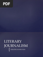 Notable Examples of Literary Journalism | PDF | History