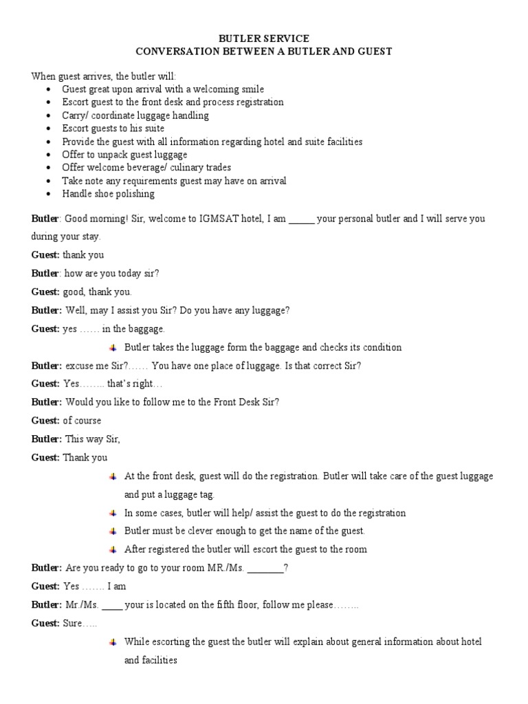 A Day in the Life of a Hotel Butler: A Conversation Transcript ...