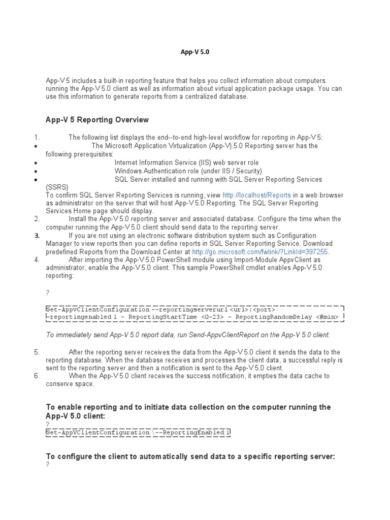 AppV 5 Wiki | PDF | Windows Registry | Device Driver