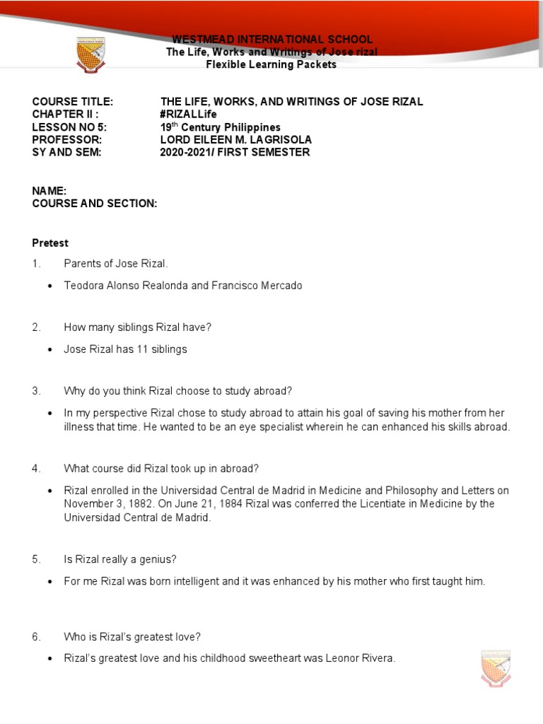 Activities For Midterm | PDF | Self Concept | Value (Ethics)