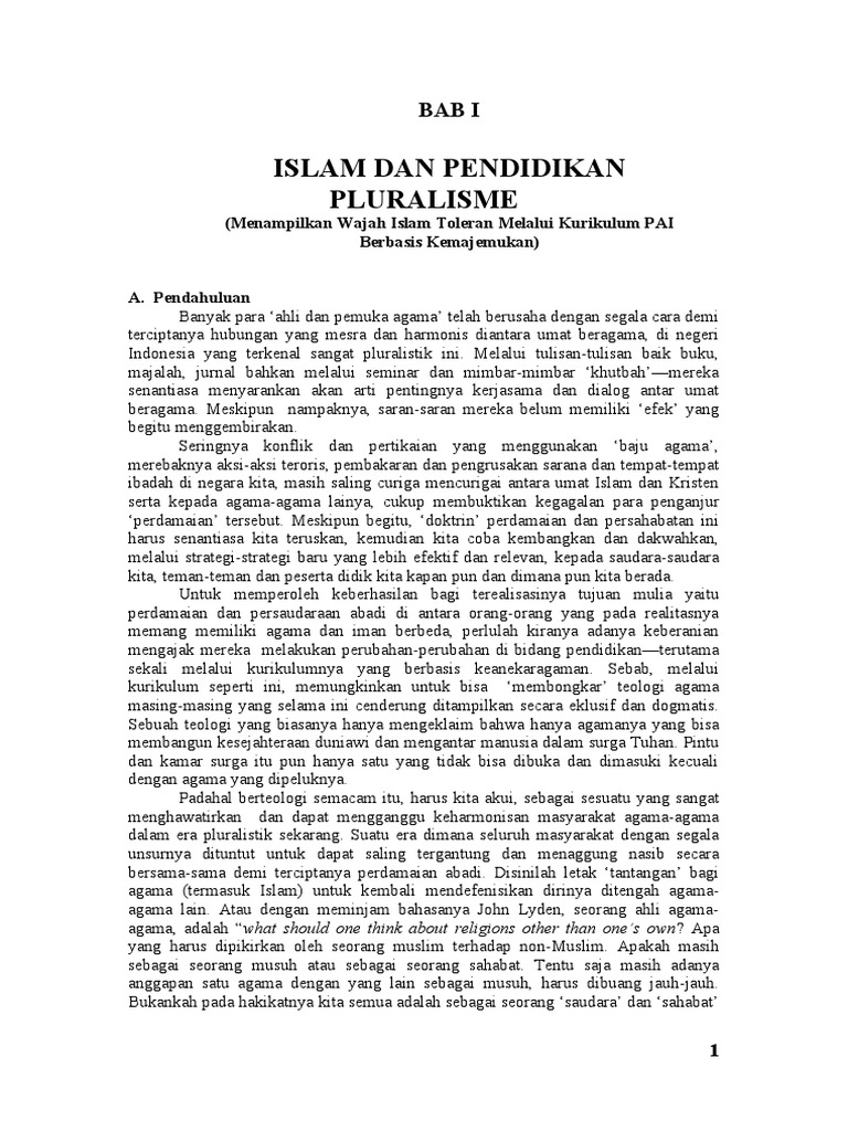 Makalah Syamsul Ma'Arif | PDF